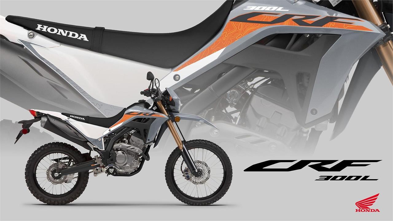 la CRF300L recibe un diseño de color Gris Swift totalmente nuevo con ...