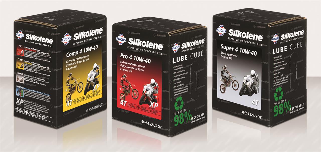 FUCHS Silkolene: Lube Cube packaging más sostenible | Noticias motos.net