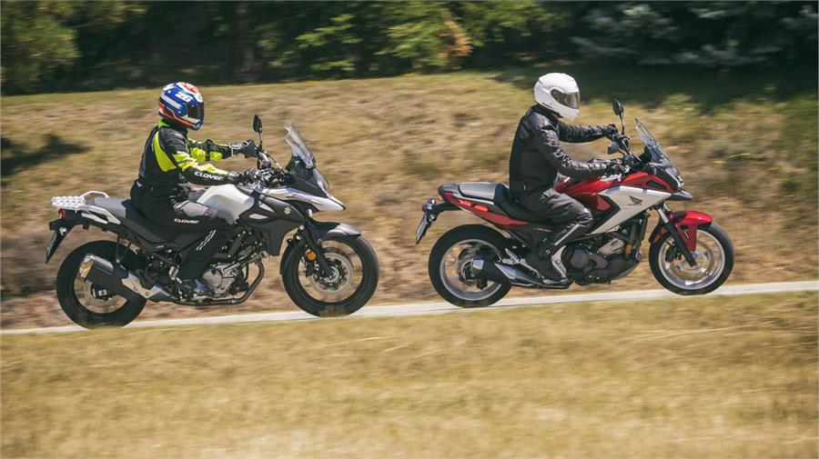 Honda NC750X DCT vs. Suzuki V-Strom 650 ABS | Noticias motos.net