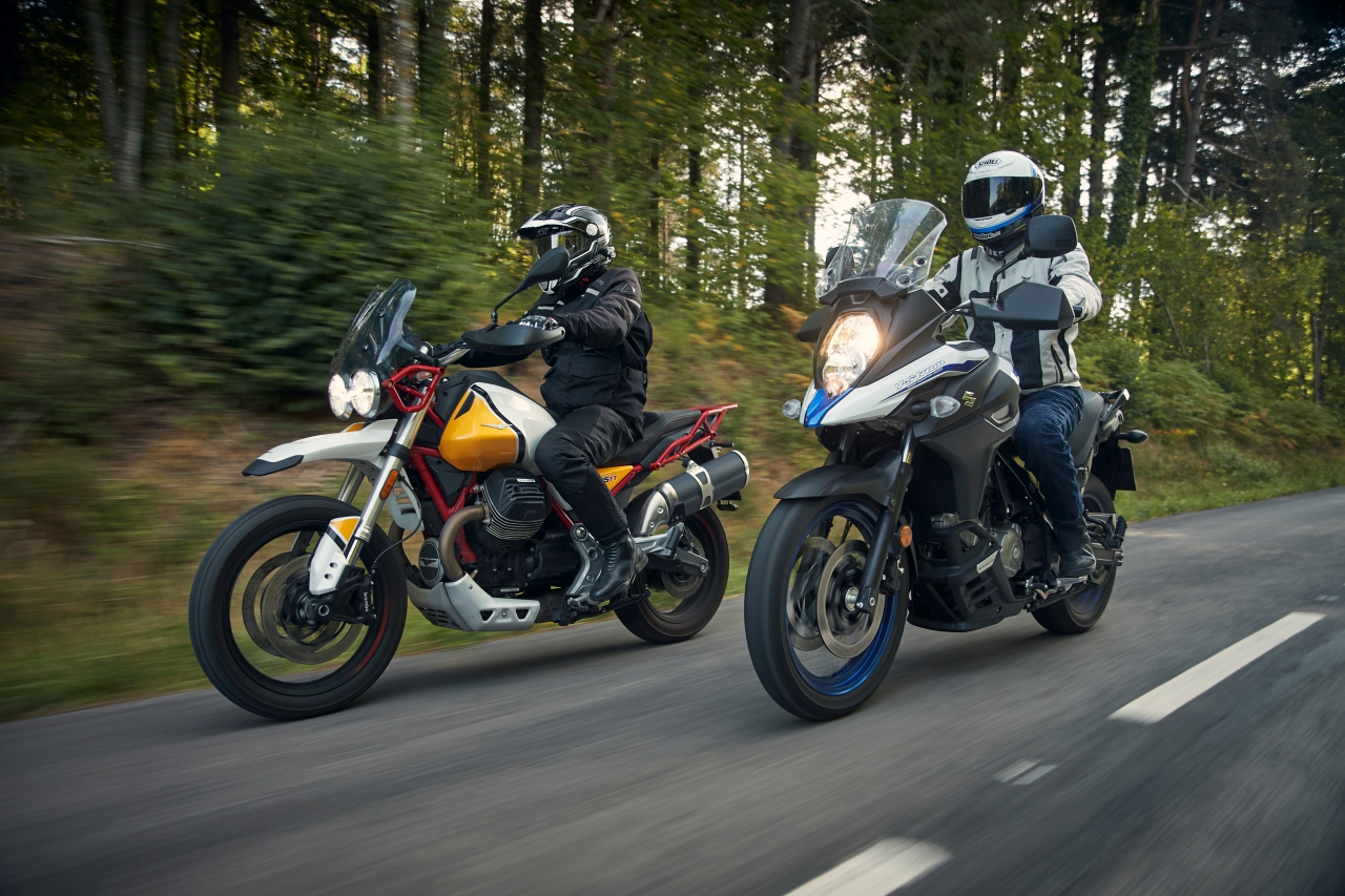 Moto Guzzi V85 TT / Suzuki V-Strom 650 XT: Dos épocas del trail ...