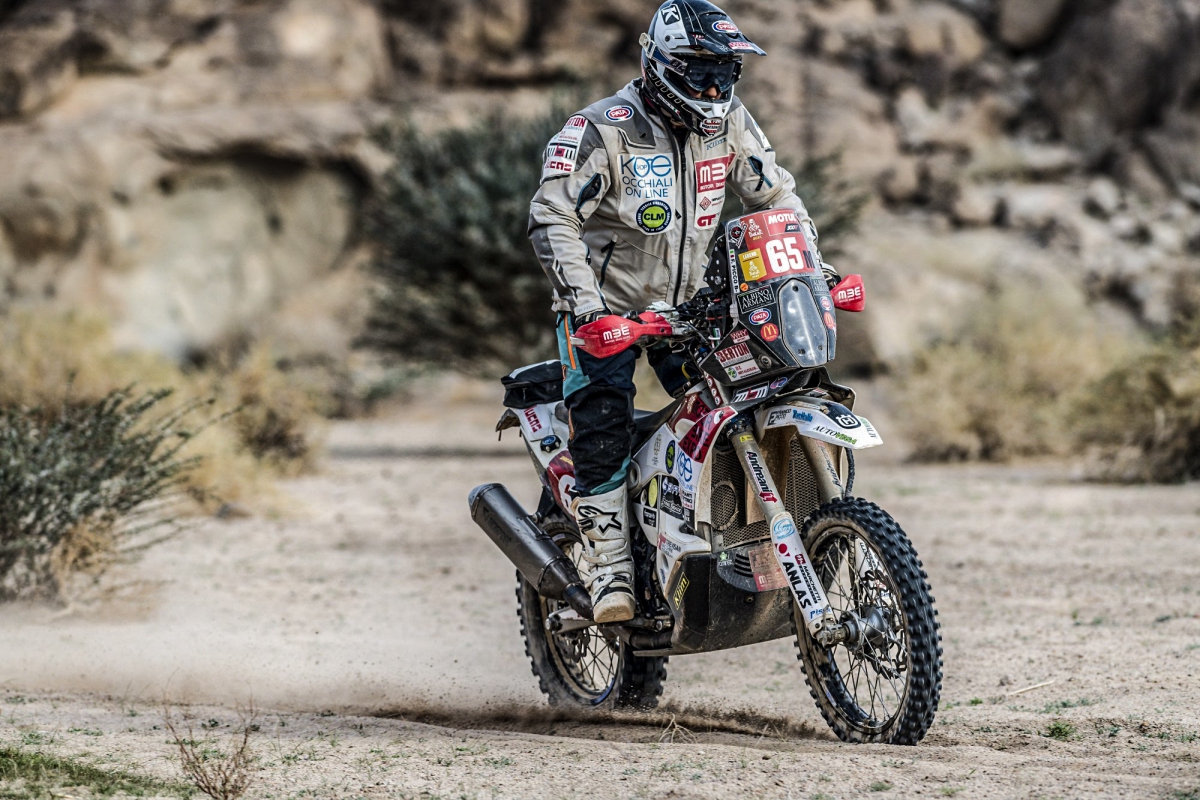 Franco Picco, de 65 años, con Klim en el Dakar 2021 | Noticias | Motos.net