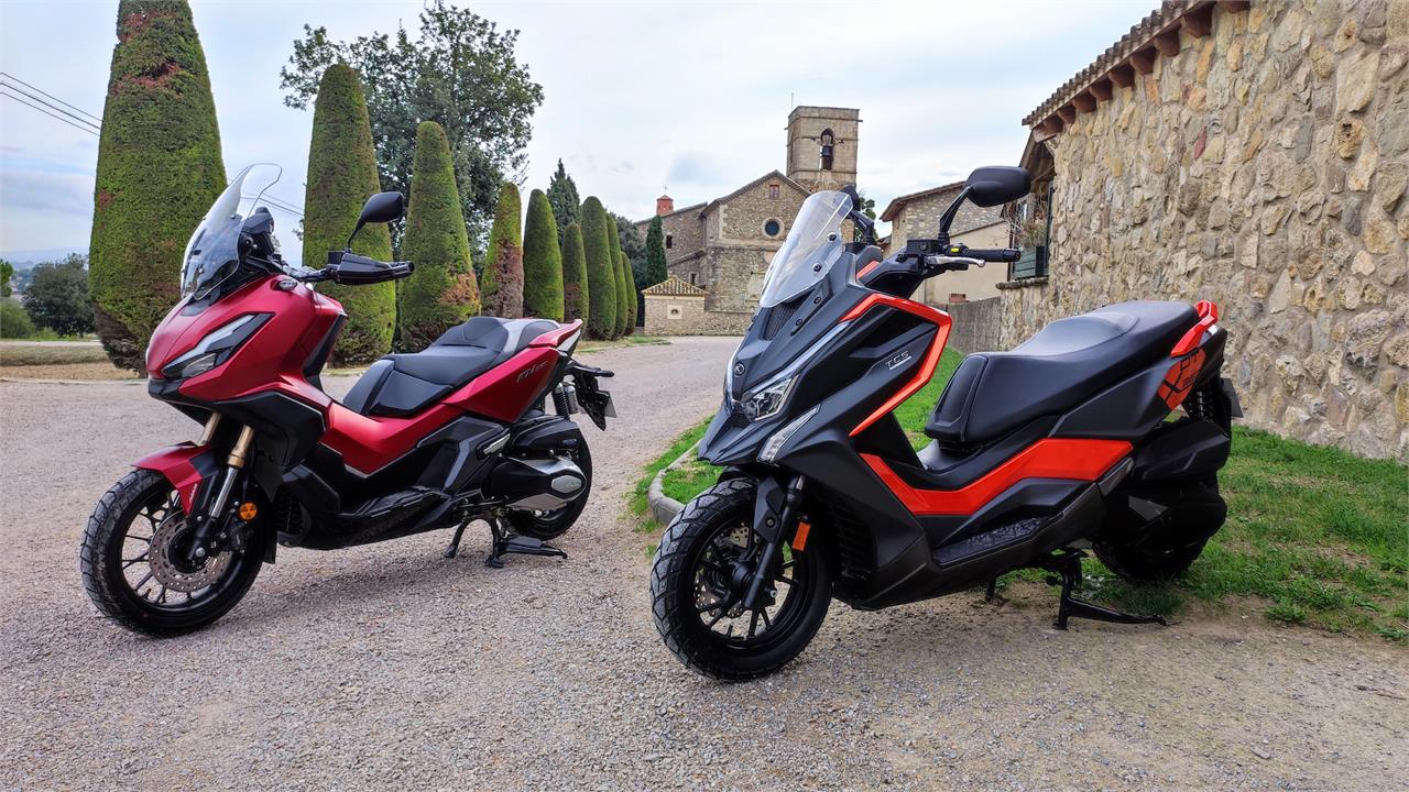 Comparativo Honda ADV 350 vs Kymco DTX 350 2022 | Noticias motos.net