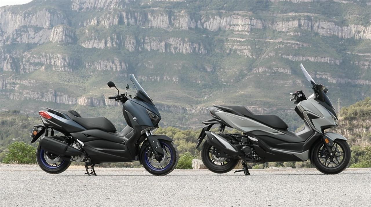 Comparativo Honda Forza 350 vs Yamaha XMAX 300 2022 | Noticias motos.net