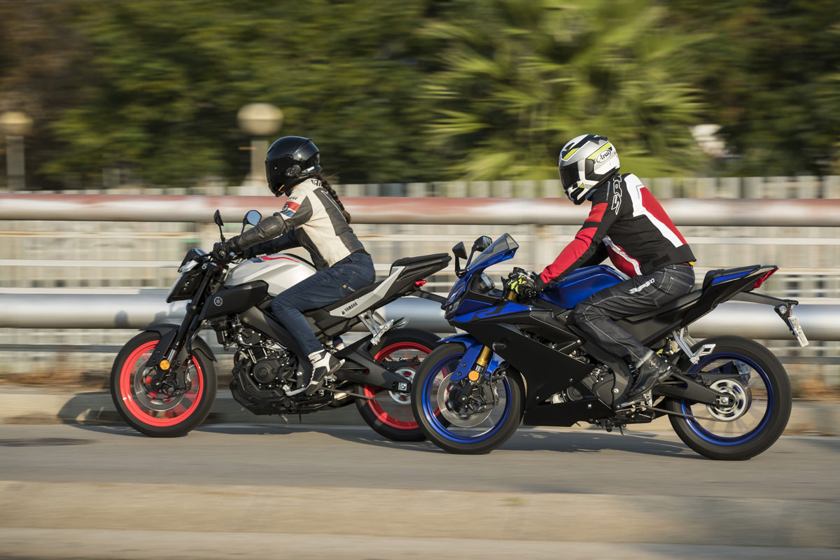 Yamaha YZF-R125 VS MT125: ¡Quién volviera a tener 16 años! | Noticias ...